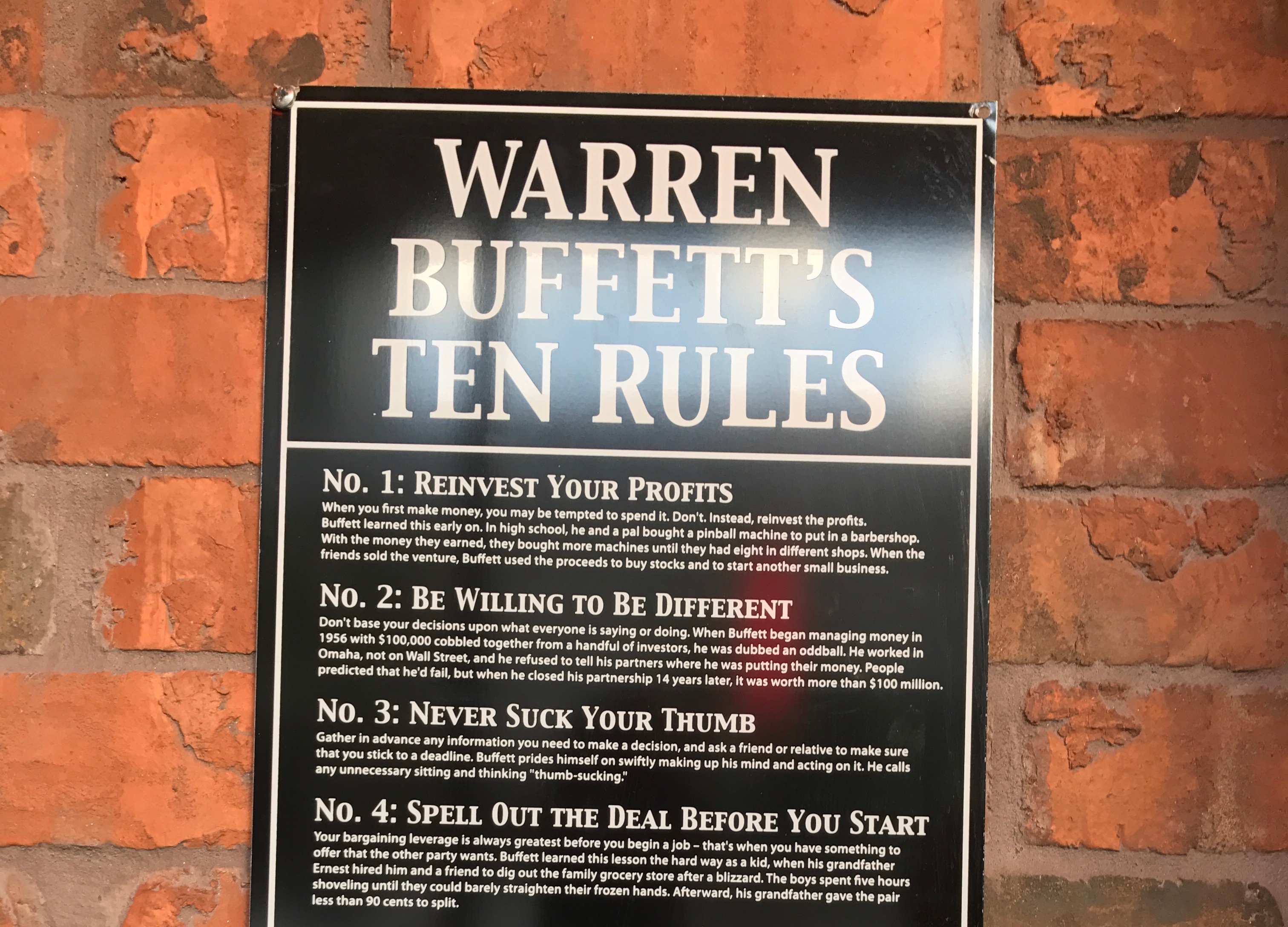 Warren Buffetts 10 Rules To Get Rich Vintage Value Investing